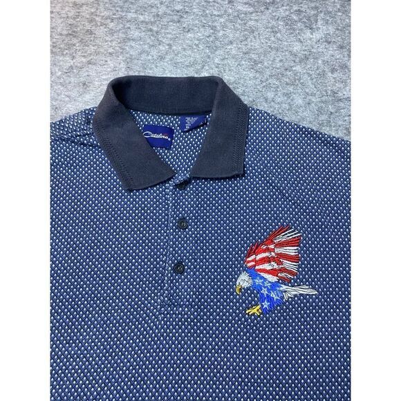 Catalina | Shirts | Vintage Catalinapolo Shirt Mens Large Usa Eagle ...